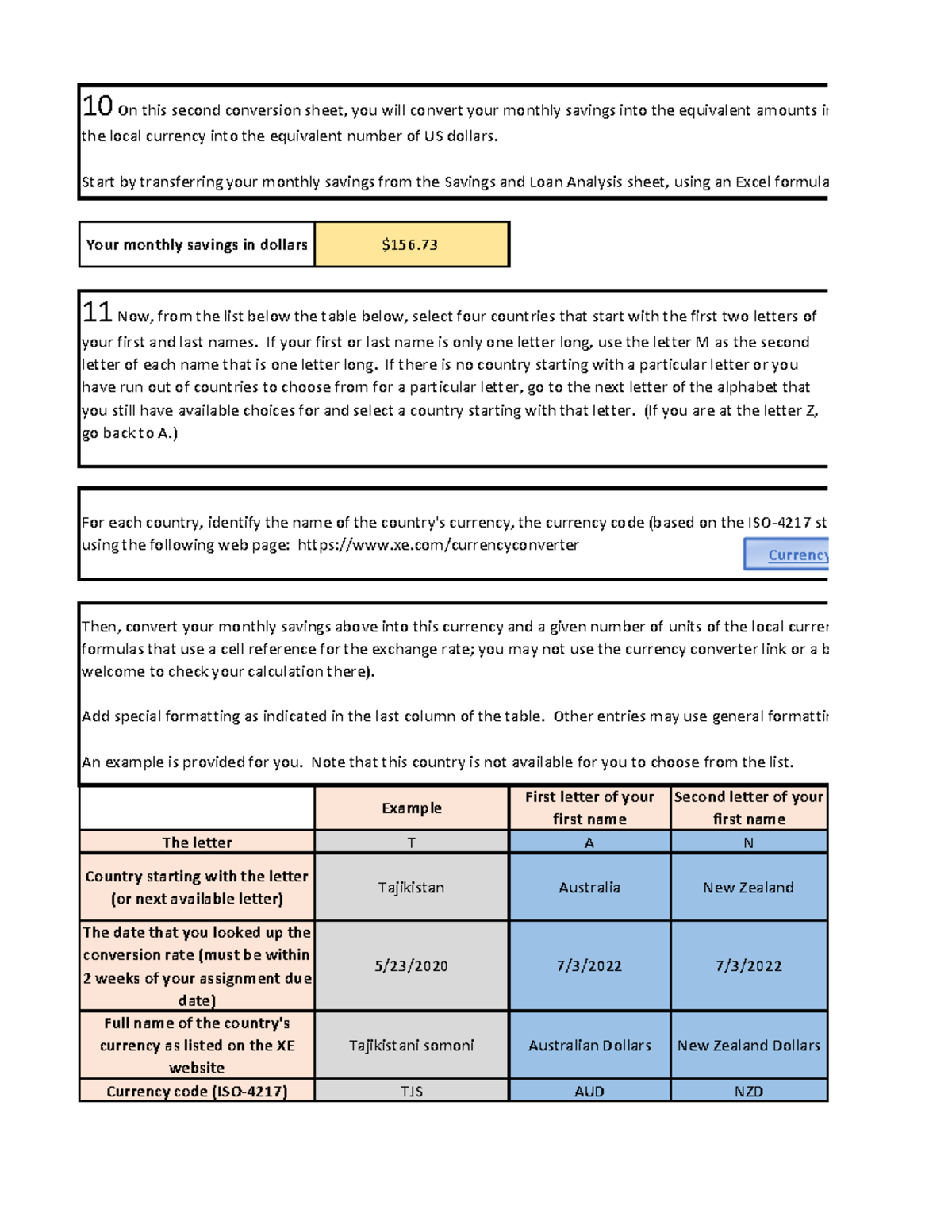 MA2 Excel Template 20210930 AT - Your monthly savings in dollars $156 ...