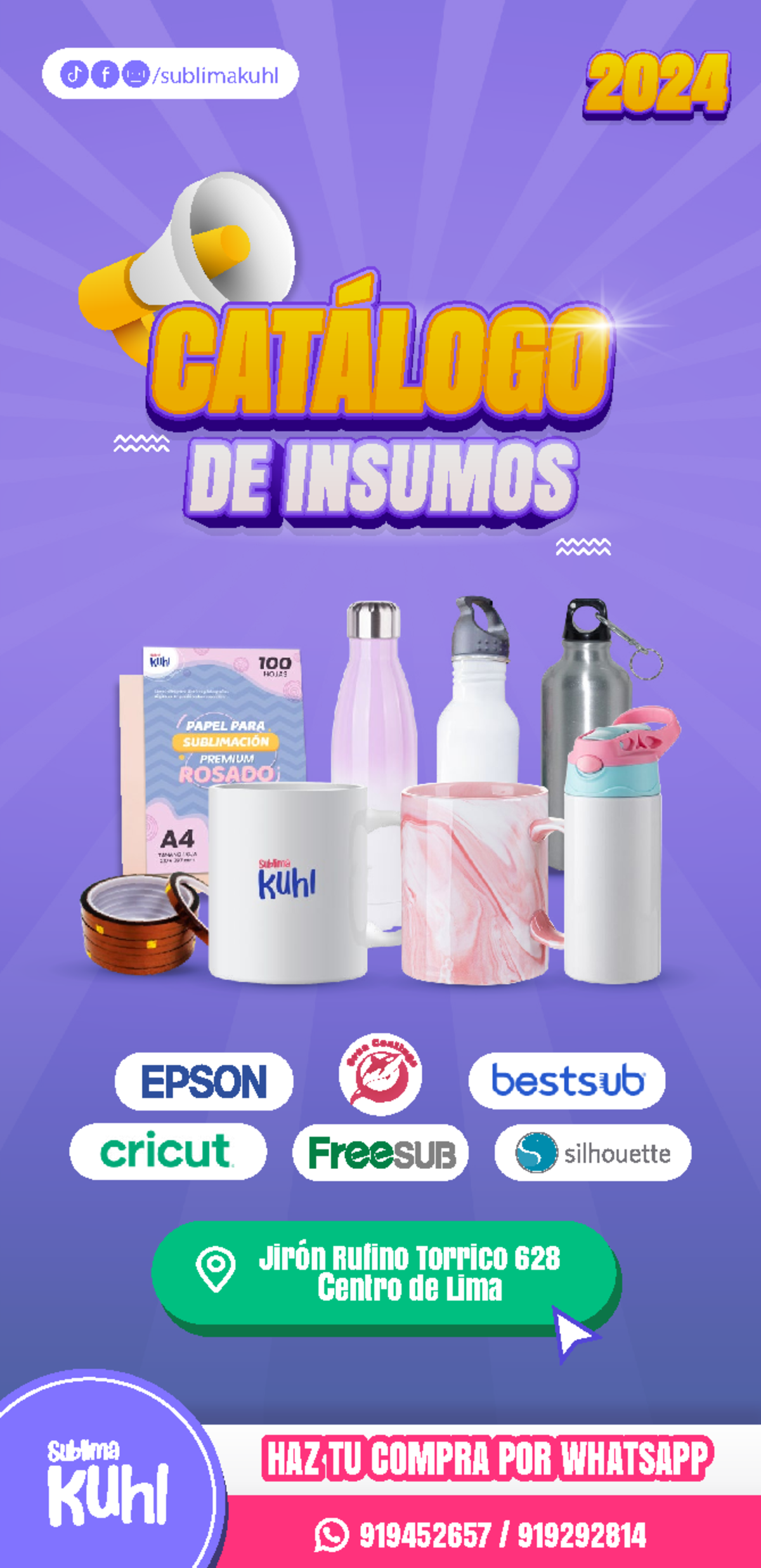 Catálogo - Sublima Kuhl 2024 - /sublimakuhl HAZ TU COMPRA POR WHATSAPP Jirón Rufino Torrico 628 ...