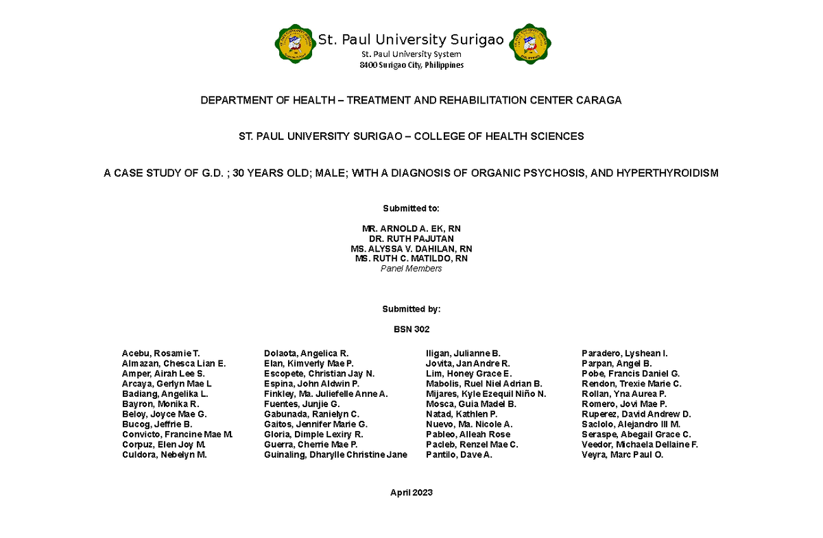 Grand Case Study Final Final Legit - St. Paul University System 8400 ...