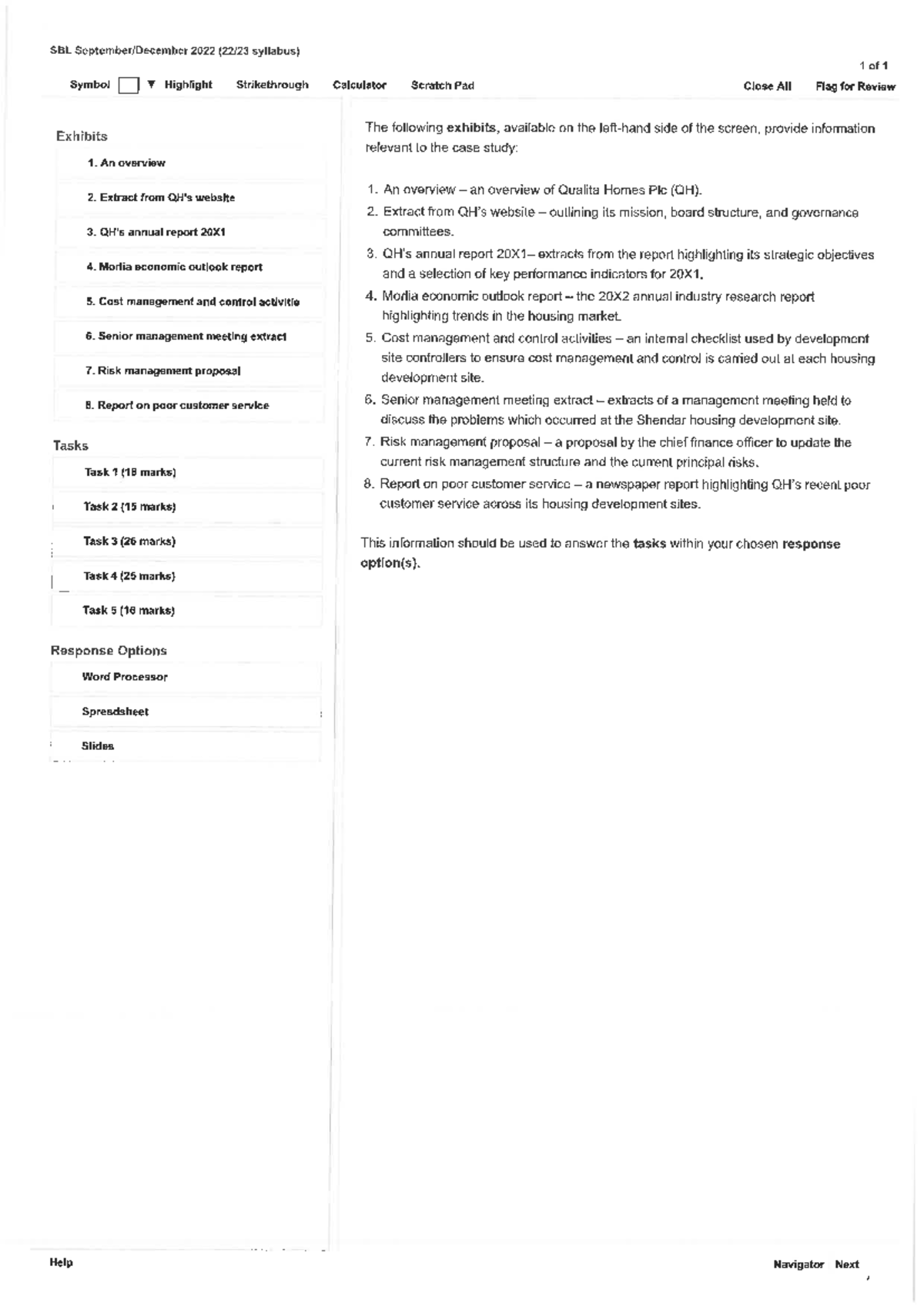 SBL 2022 Sep&Dec Q - ACCA SBL - Strategic Business Reporting - Studocu