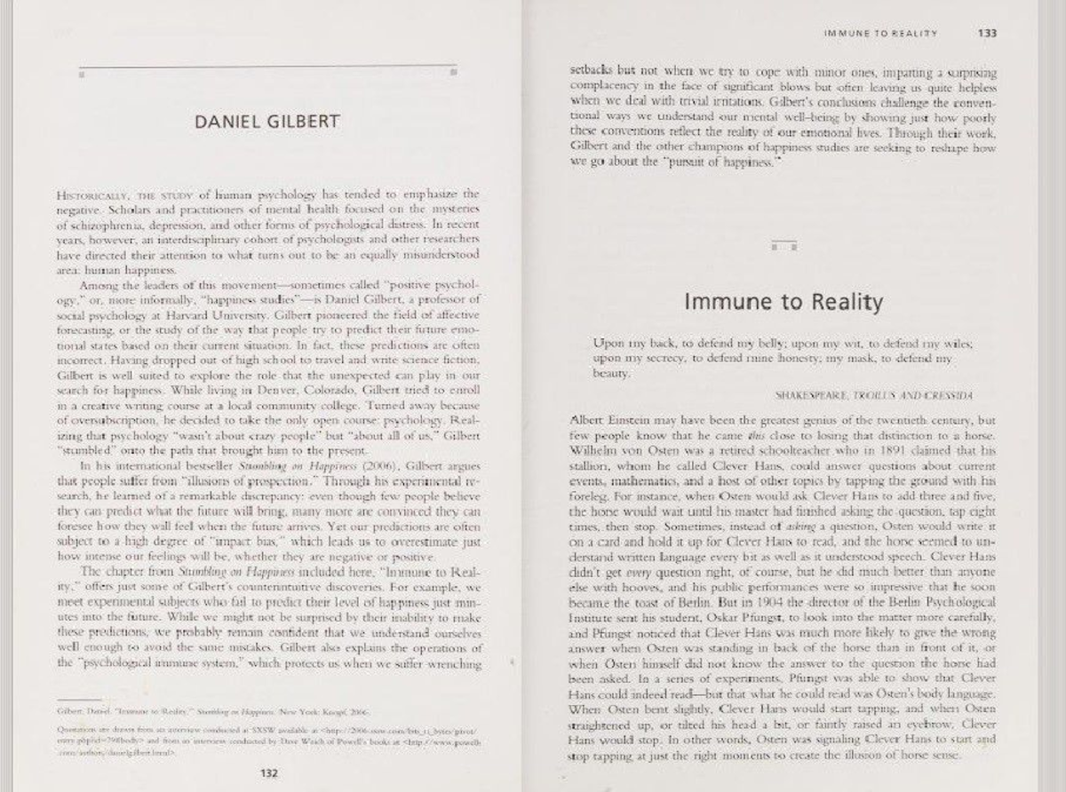 Immune to Reality - It is a book - Studocu