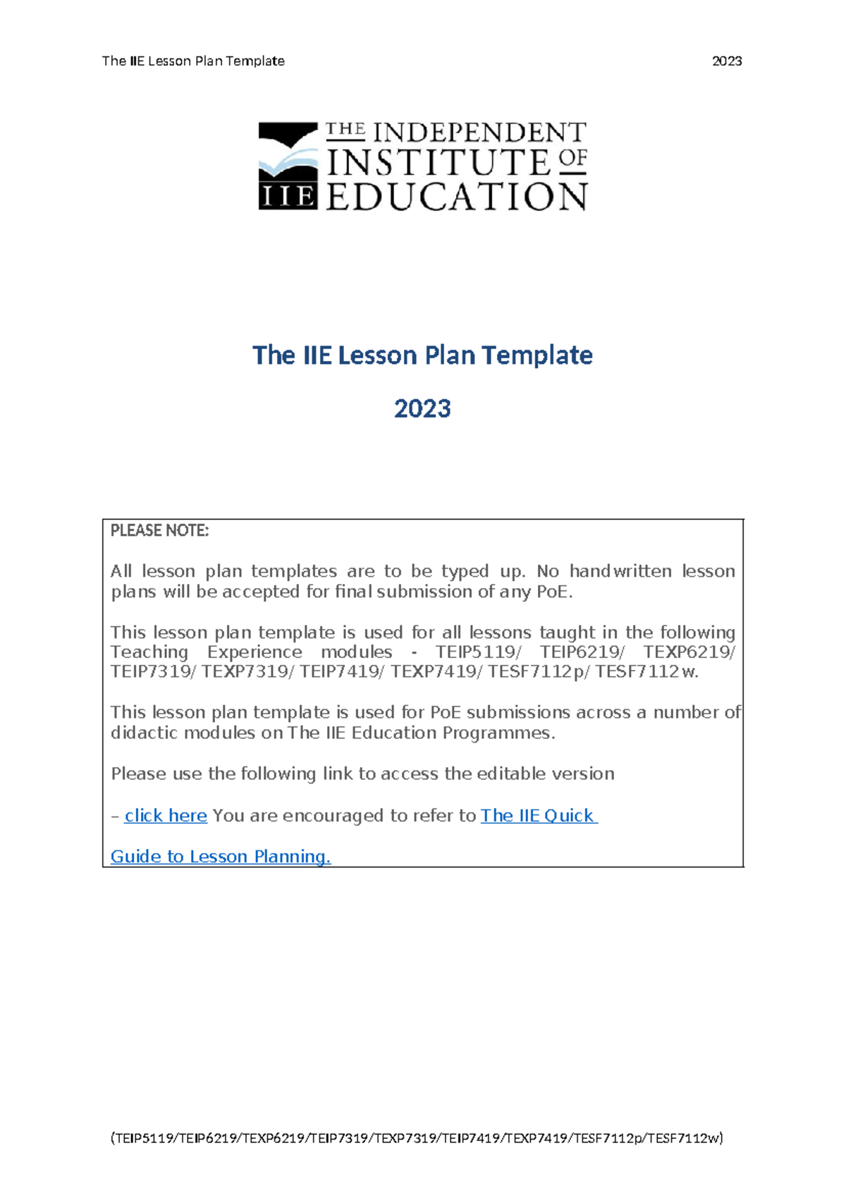 Social Science history lesson plan JAN 2024 - The IIE Lesson Plan ...