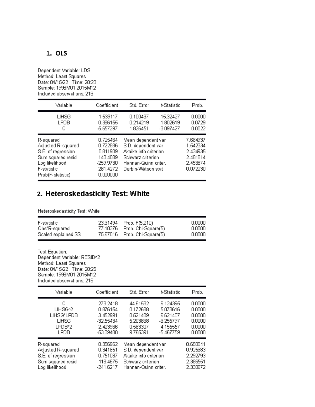 Analisis Runtun Waktu Lecture Notes On Time Series Analysis 1 Ols