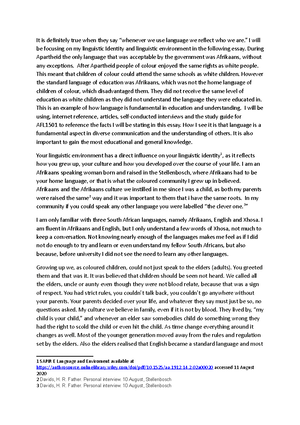 [Solved] Sepedi Idioms and their meaning - African langauges (AFL1501 ...