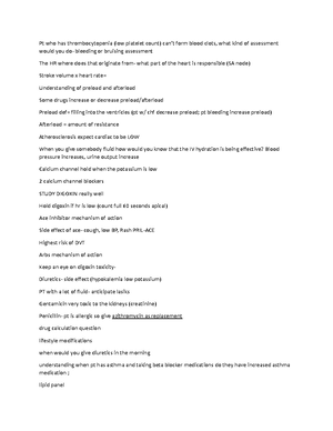 Nursing Reference Sheet - A(talking) B(color, resp spO2) C(BP, pulse ...