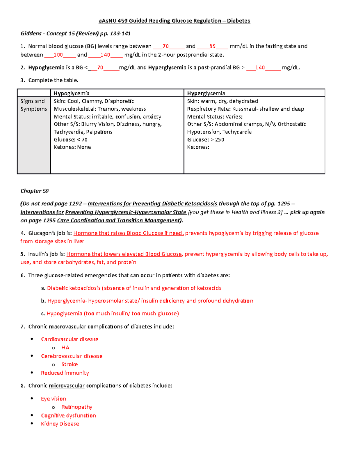 Guided Reading Glucose Regulation Worksheet Spring - aAsNU 459 Guided ...