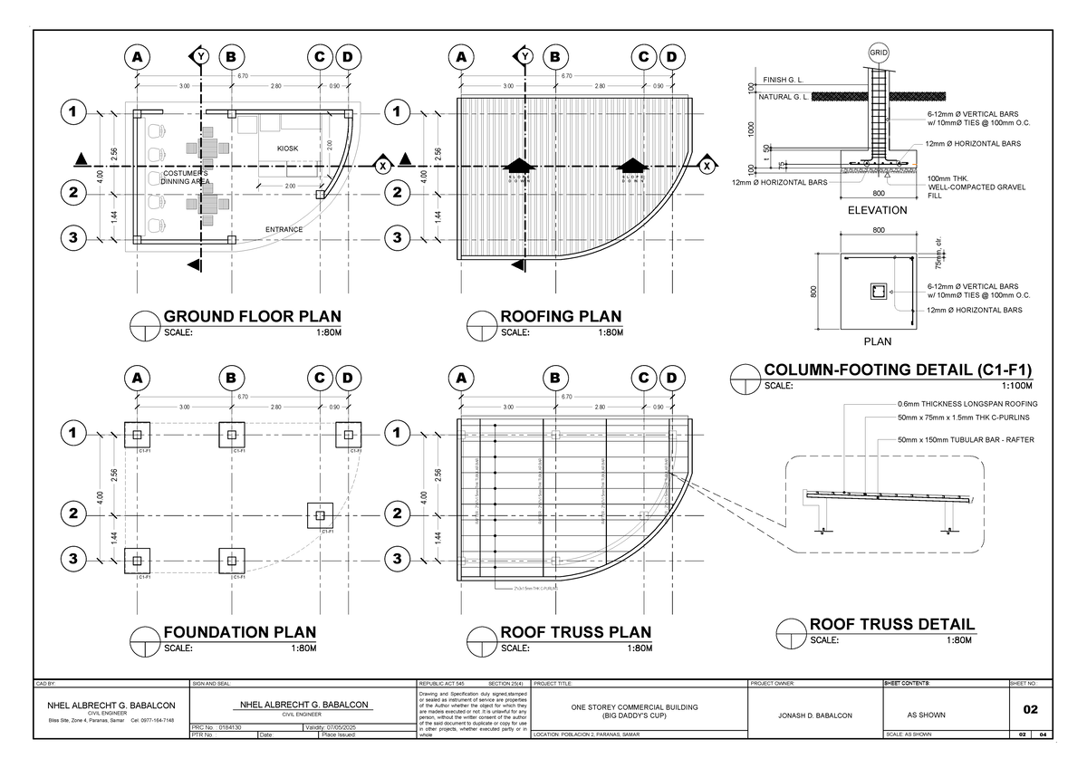 02 - sad - SHEET CONTENTS: 02 02 AS SHOWN GROUND FLOOR PLAN ROOFING ...