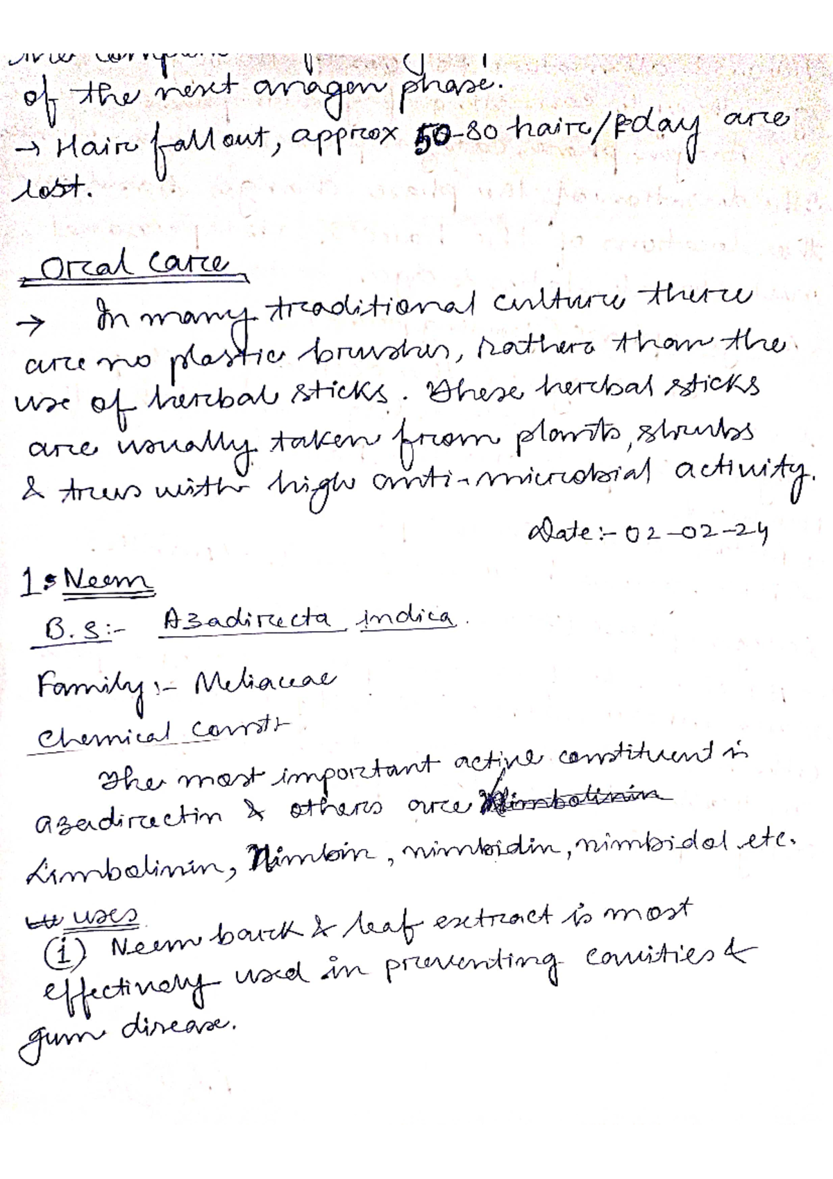 Cosmetic science - Study material - Studocu