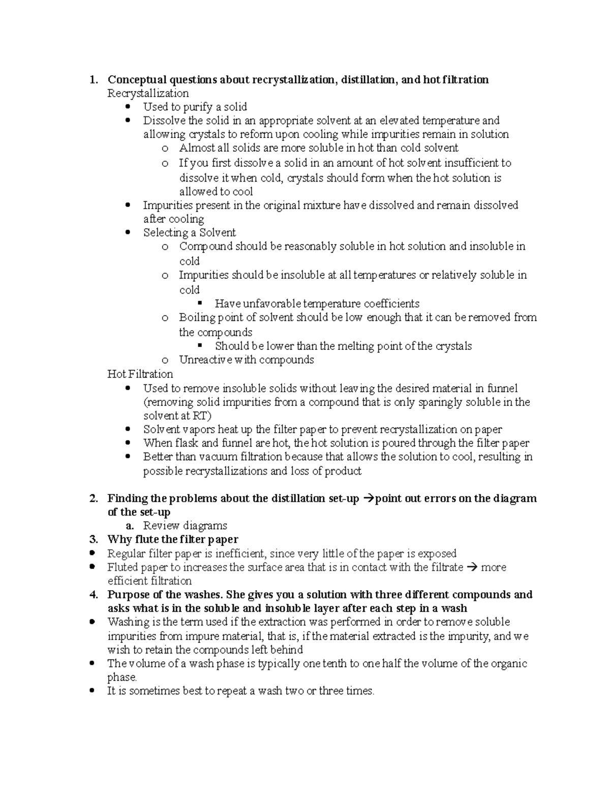 Exam 1 Review - Lecture Notes - 1. Conceptual questions about ...