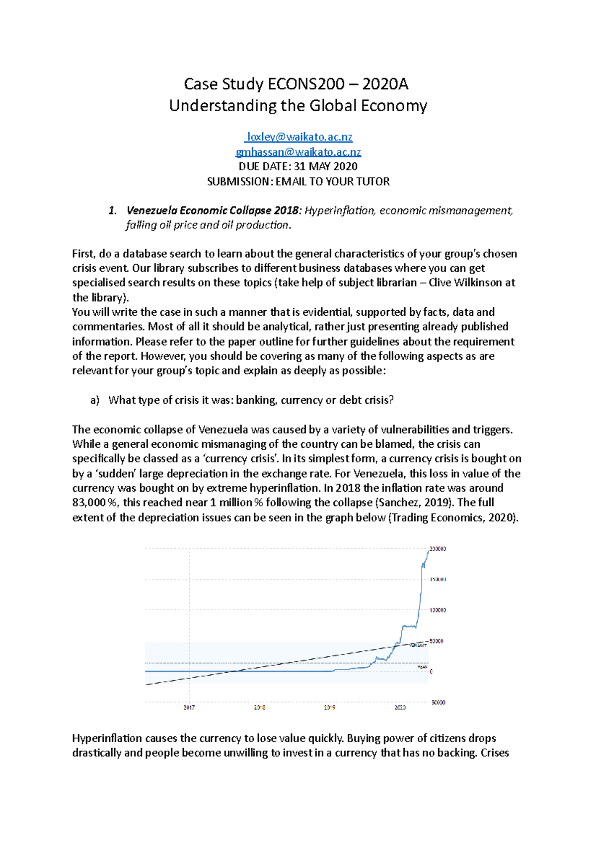 Group Project for 20A Semester - Understanding the Global Economy - UOW ...