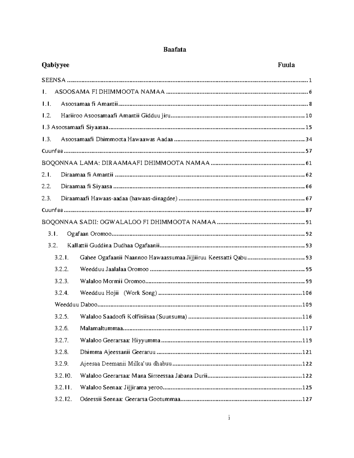 Human Con. NHER - i Baafata SEENSA Qabiyyee Fuula ASOOSAMA FI DHIMMOOTA ...