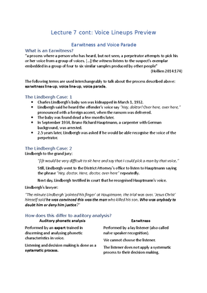 04 Forensic phonetics - Introduction - Forensic phonetics: Introduction Today’s topics 1. Fields ...