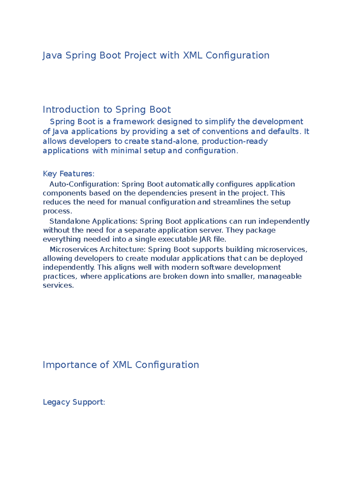 Java Spring Boot Project With Xml Configuration Java Spring Boot 9189
