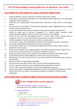 Microbiology Lecture Notes - Microbiology Lecture Notes Lecture 1 ...