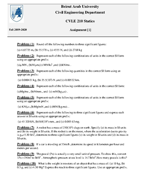 Trusses Ex - Truss exercise solution - Module 2 Analysis of Statically ...