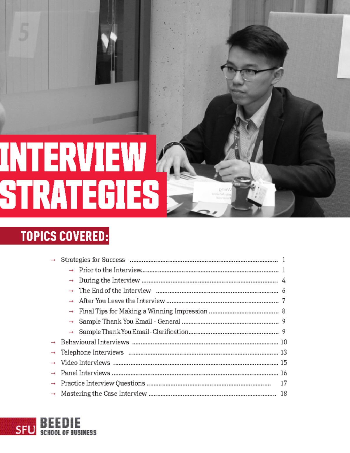 Interview Strategies Guide - TOPICS COVERED: → Strategies for Success ...