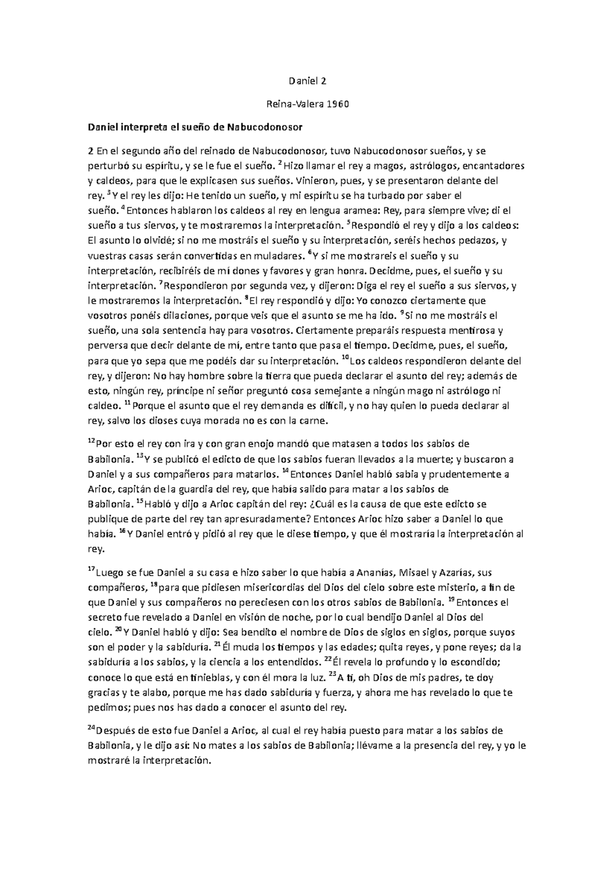 Daniel 2 - Daniel 2 Reina-Valera 1960 Daniel interpreta el sueño de ...