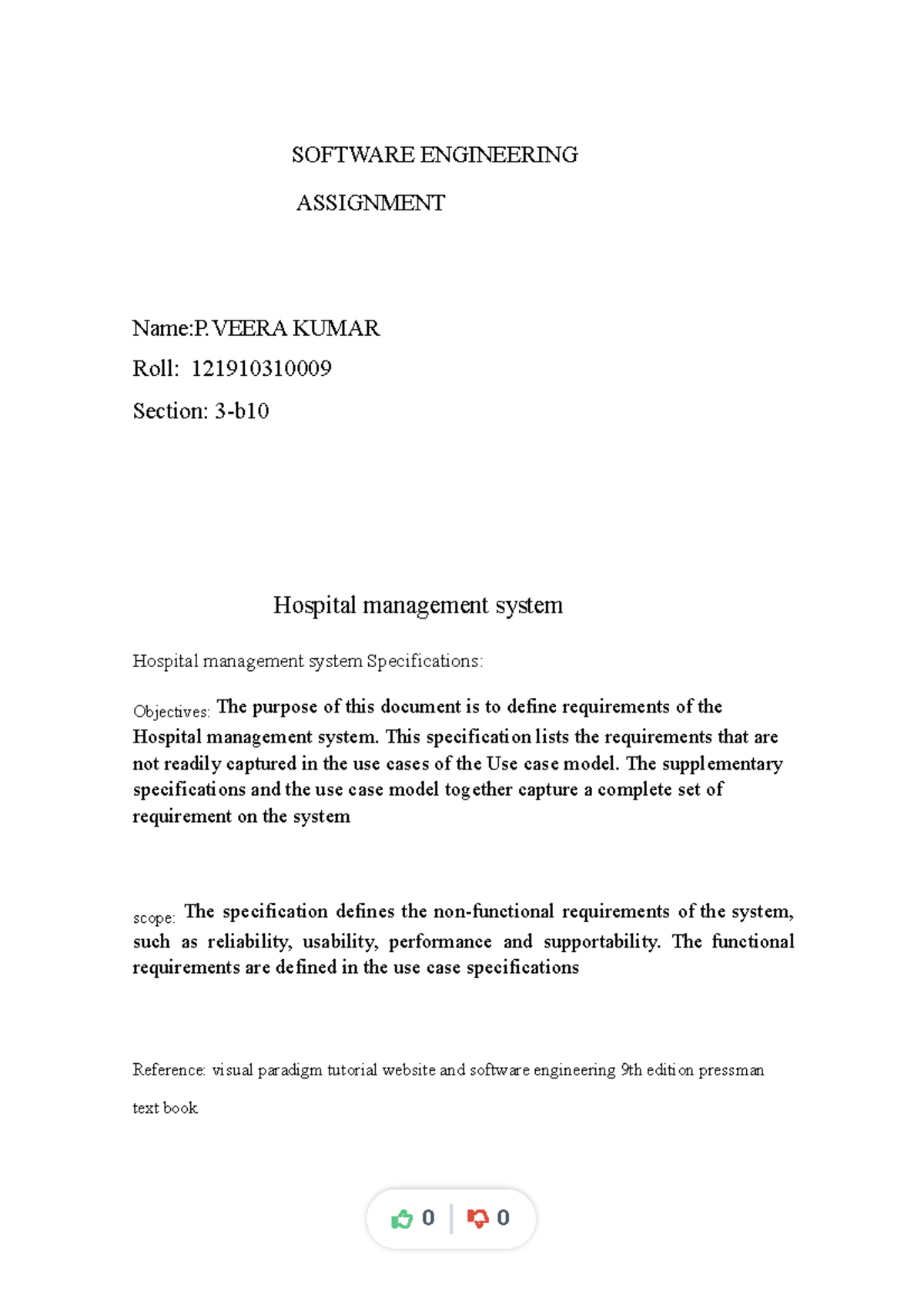 121910310009-hospital-management-system compress - SOFTWARE ENGINEERING ...