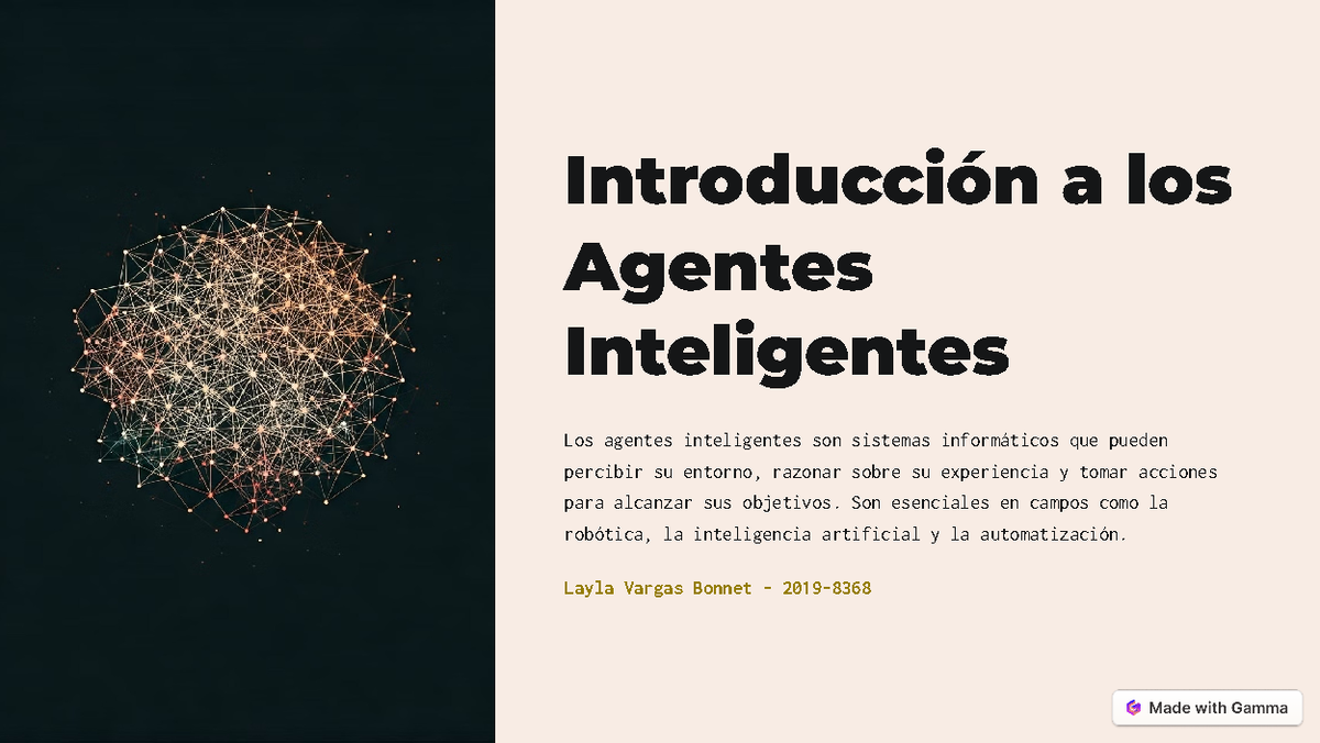 Introduccion a los Agentes Inteligentes - Introducción a los Agentes ...