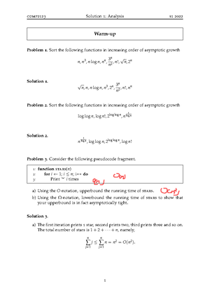 Practice final exam (solutions) - Practice Exam – ...... Student number ...