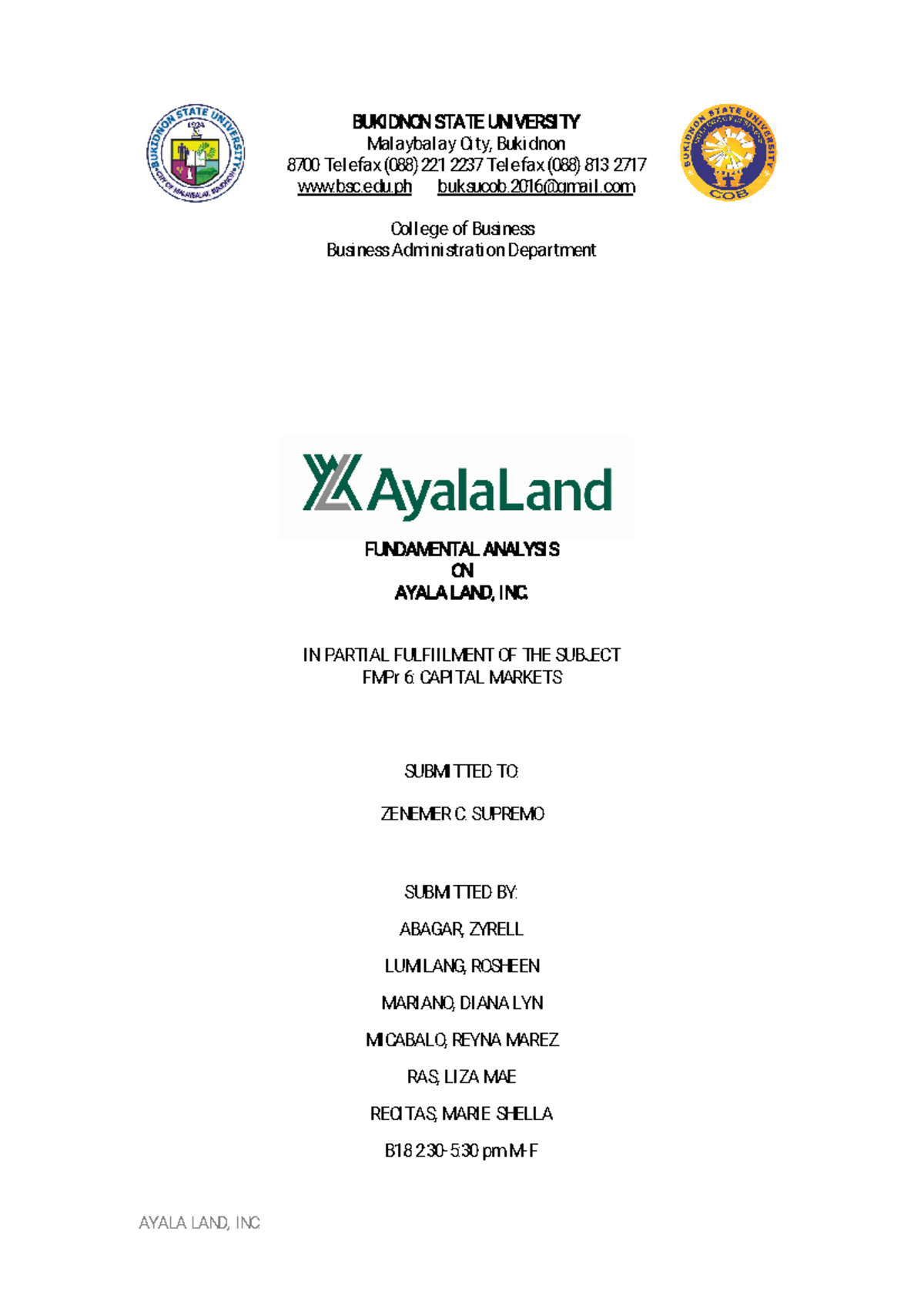 M2 Capital Market Fundamental Analysis Final - B U K I D N O N S T A T ...