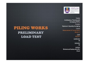 Demolition Works - Notes - Chapter 7: Special Construction Works ...