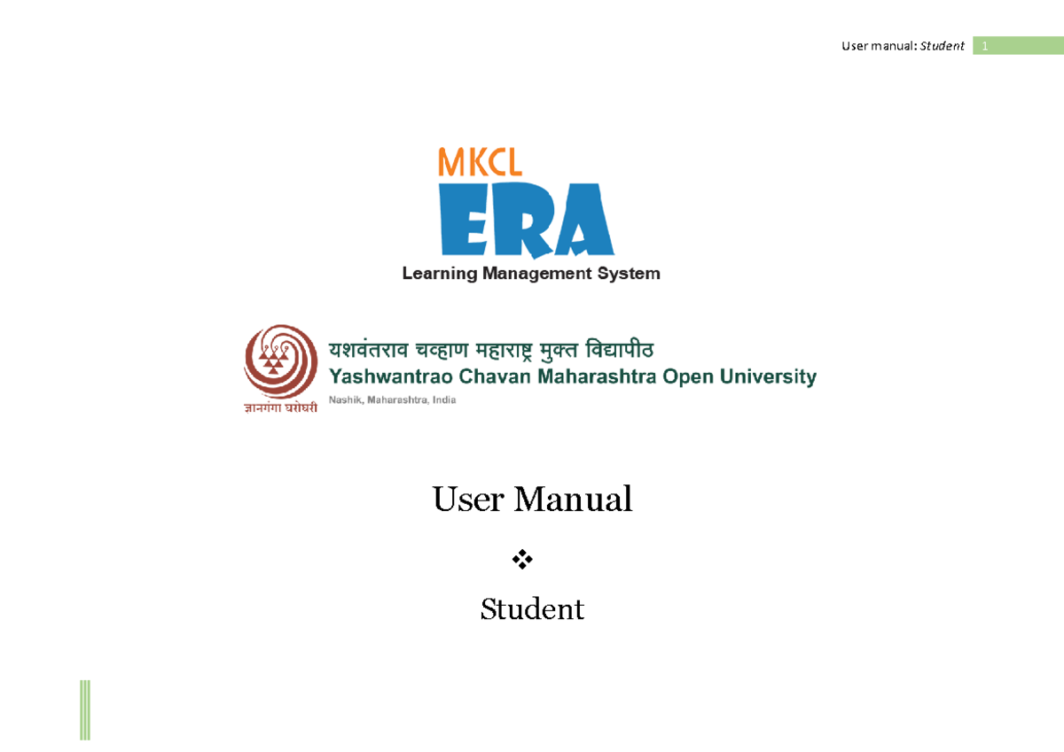 Student user manual - User Manual Student Contents Student Login from ...