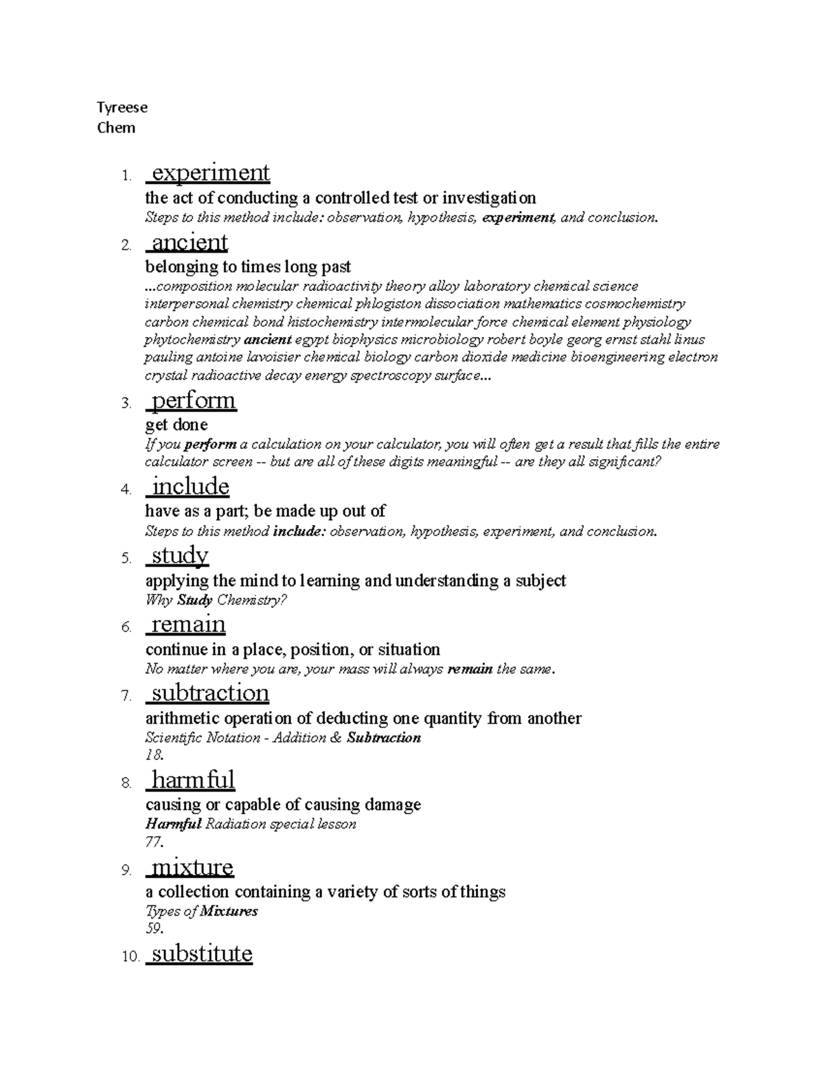 Chem 18 - i am happy to be able to help other students understand what ...