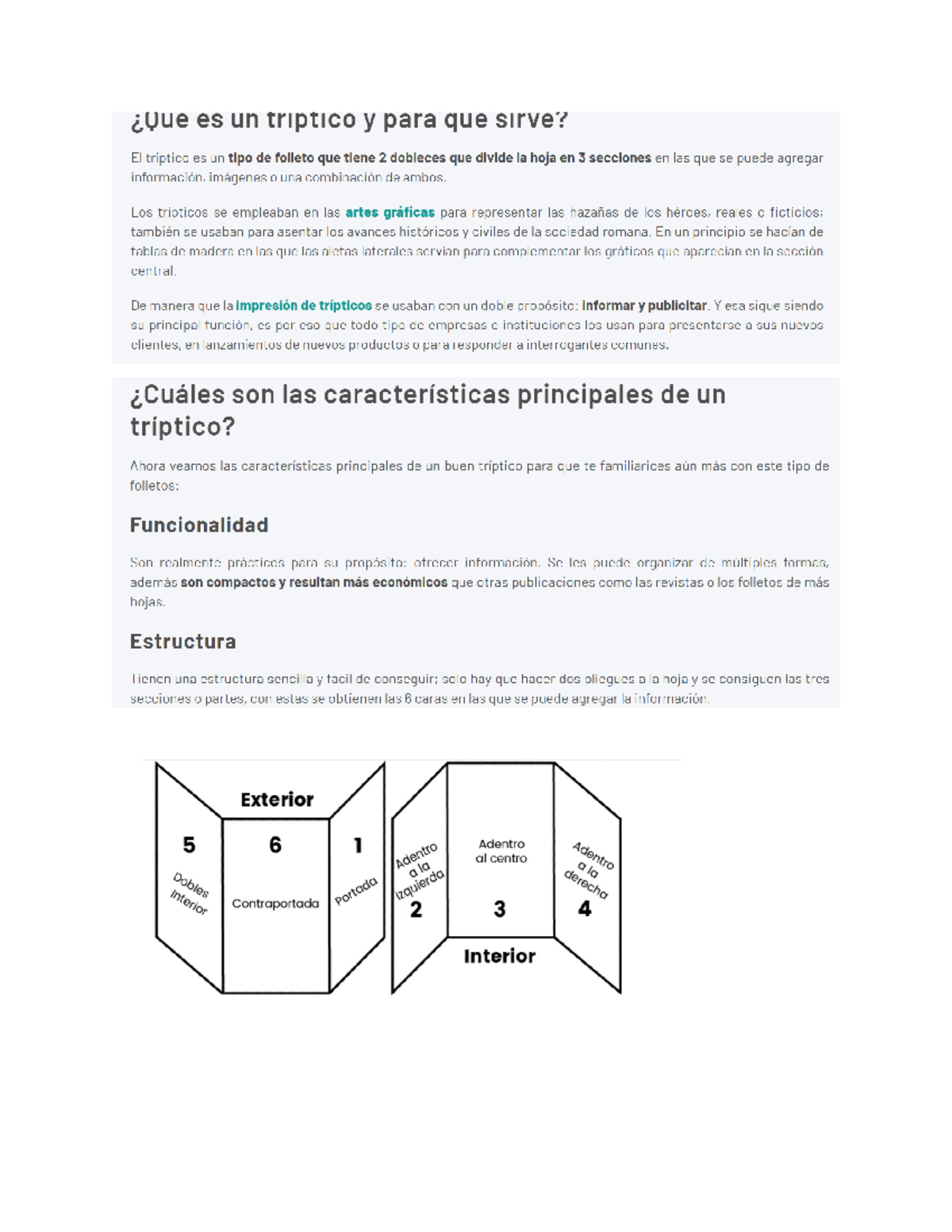 Triptico - es un triptico y para qué sirve? El tríptico es un tipo de ...