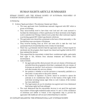 Udhr - Universal Declaration of Human Rights - Human Rights Law - UB ...