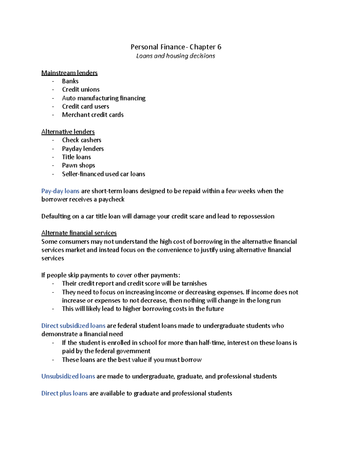 Personal Finance- chapter 6 - If income does not increase or expenses ...