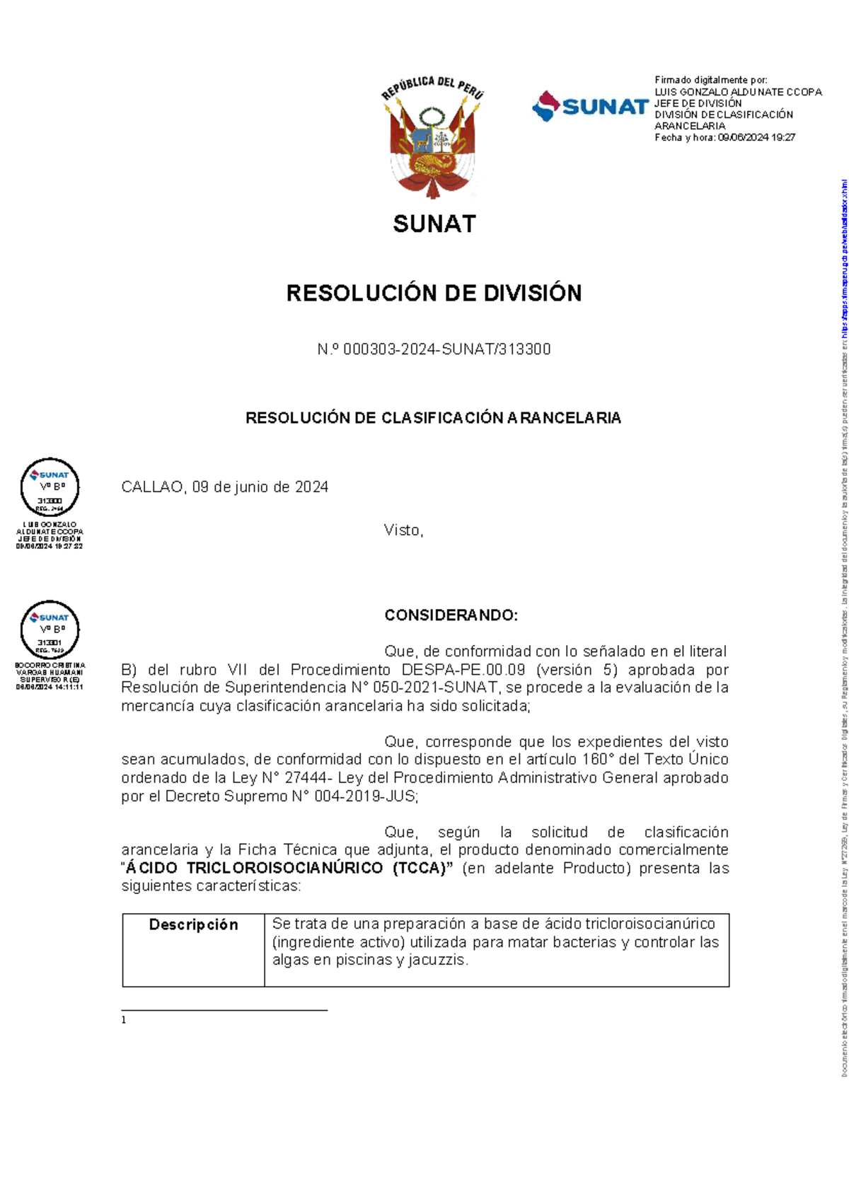 Resoluc 303WEB - apuntes de tdo tipo - Vº Bº REG. 7639 313301 SUNAT ...