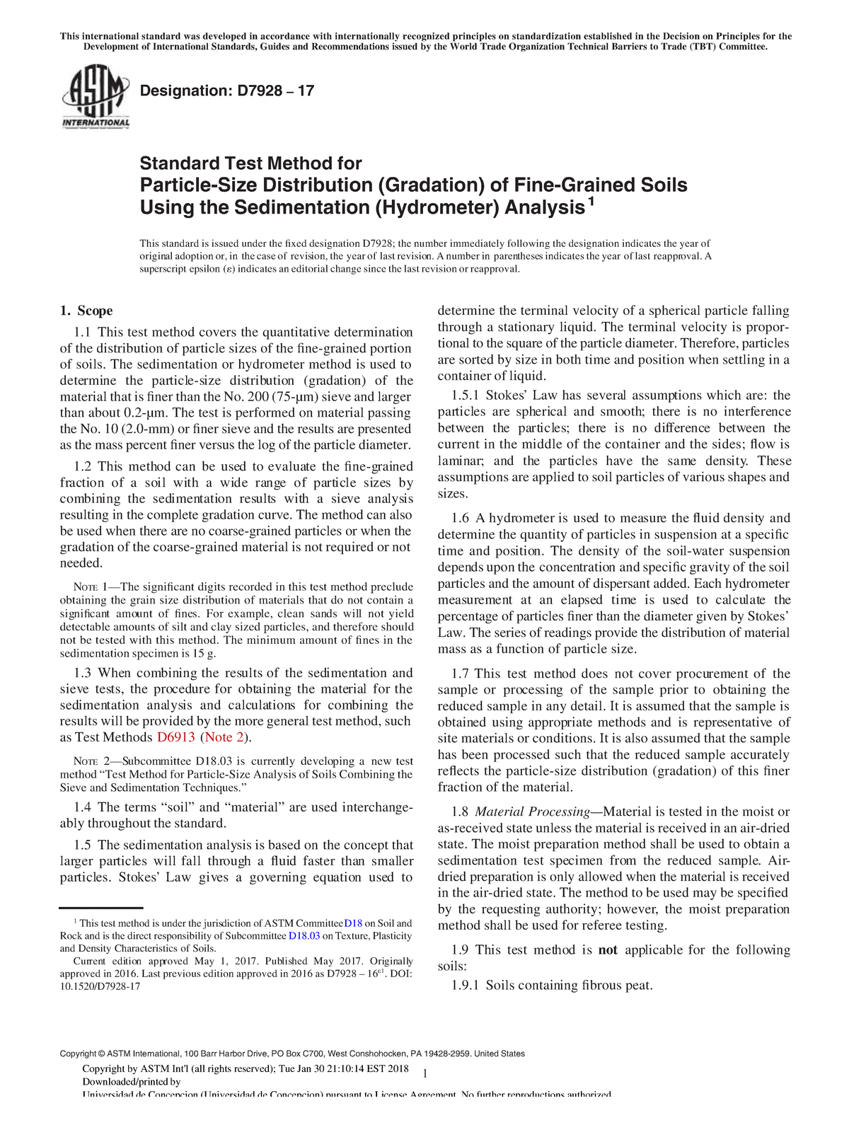 ASTM D 7928 - normas - Designation: D7928Designation: D7928 22 1717 ...