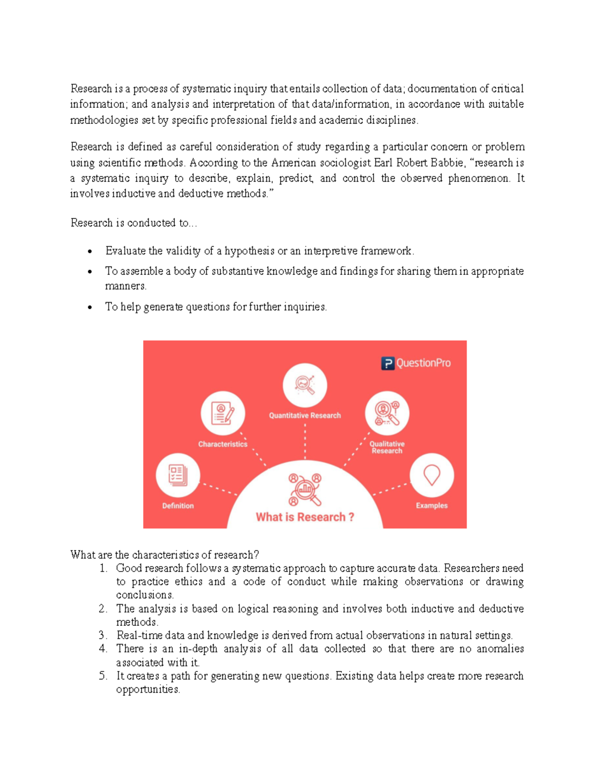 Research-Lesson-1 - Research Lesson 1 - Research is a process of ...