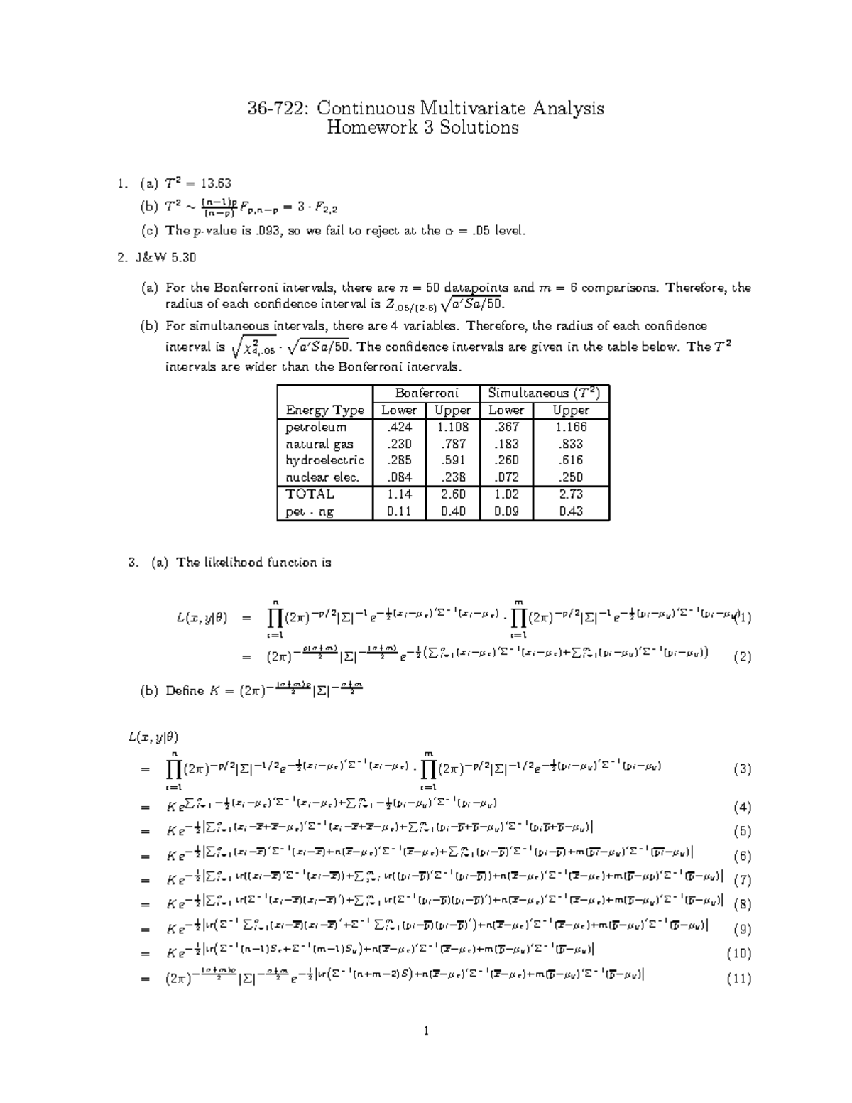 Hw3key - November 14, 2007. Questions and solutions. - Continuous ...