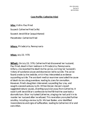 CSI Effect Homework copy - Southwest Miami Senior High Forensic Science ...