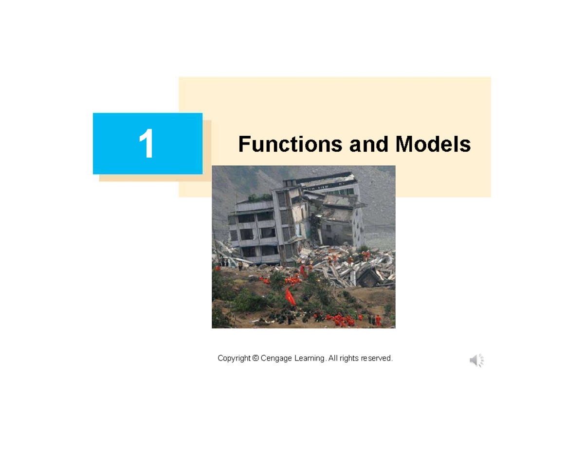 1 - Lecture notes 1 - Copyright © Cengage Learning. All rights reserved ...