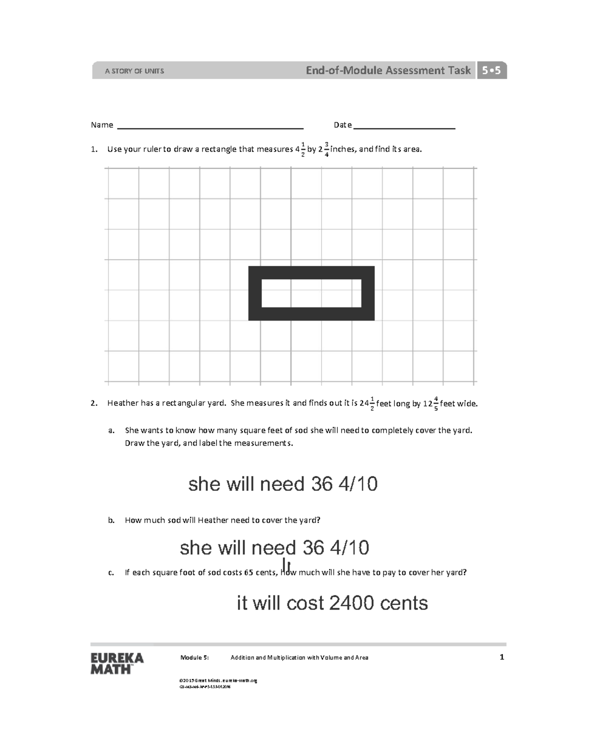 Agranger EM in Sync G5 M5 EOMA - Module 5: Addition and Multiplication ...