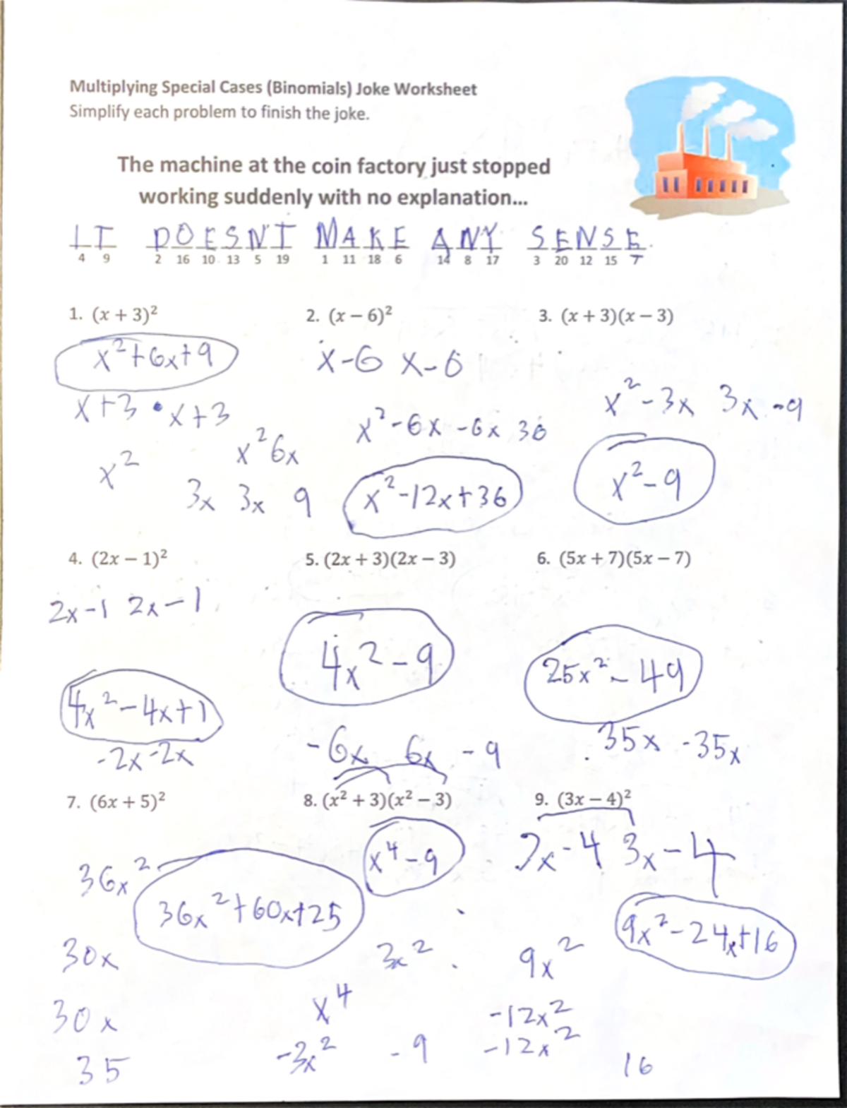 Multiplying Special Cases (Bionomials) - CS 124 - Studocu