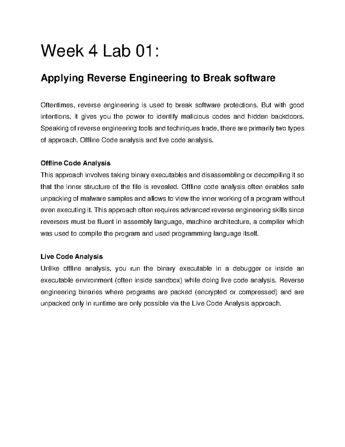 segaebzfnv fxbmgzgfmz - Week 4 Lab 01: Applying Reverse Engineering to ...