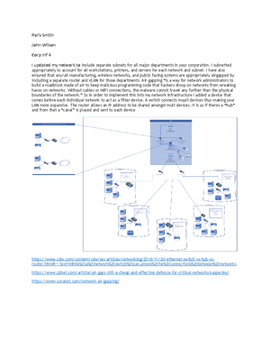 OSI Analysis - ITT116 - OSI Analysis The OSI (Open Systems ...