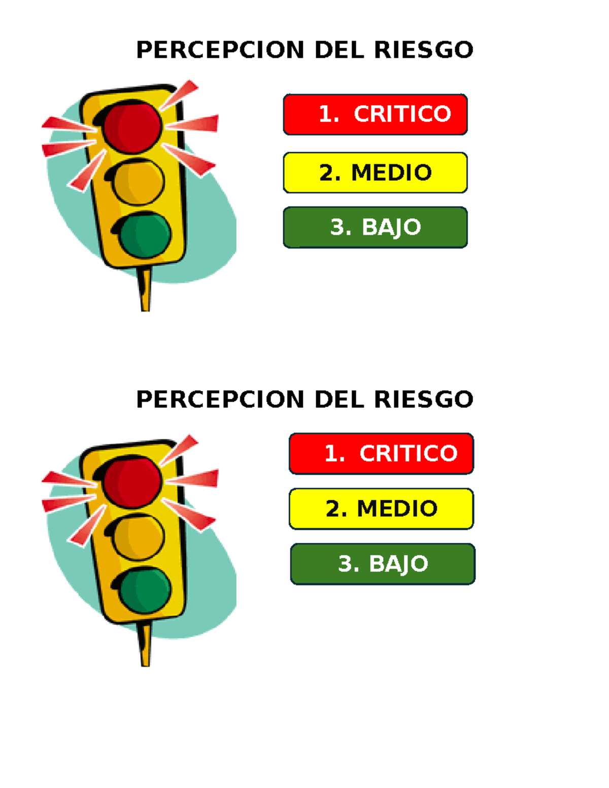 Percepcion DEL Riesgo - gracias - Riesgos Fisicos - PERCEPCION DEL ...