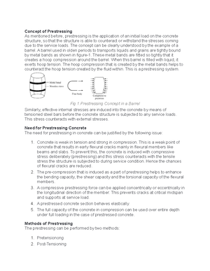 Prestress concrete - Pre-stressed Concrete, Pre-tensioning and Post ...