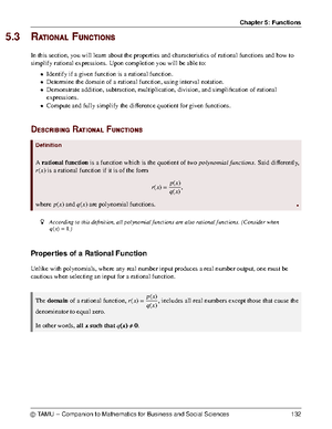 Module 5.2 Notes - Chapter 5: Functions 5 Polynomial Functions In this ...