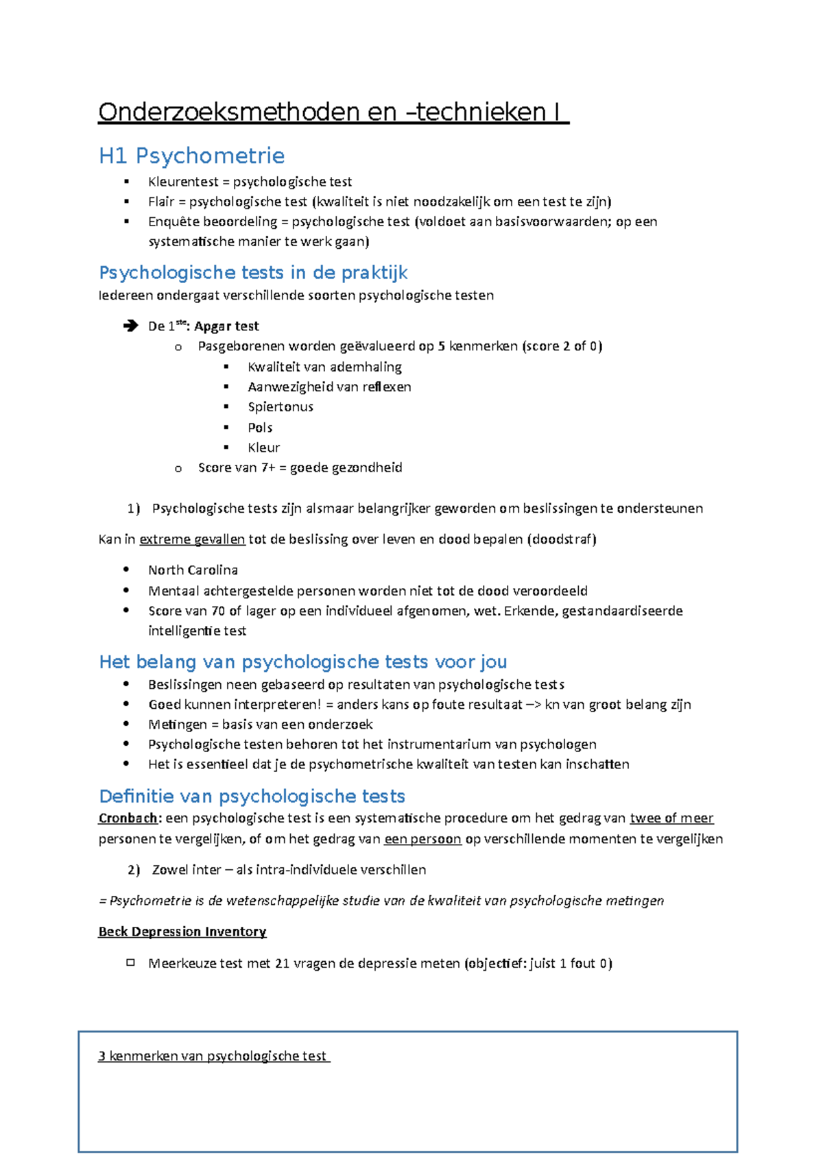 Onderzoeksmethode en technieken VUB H1-6 - Onderzoeksmethoden en ...