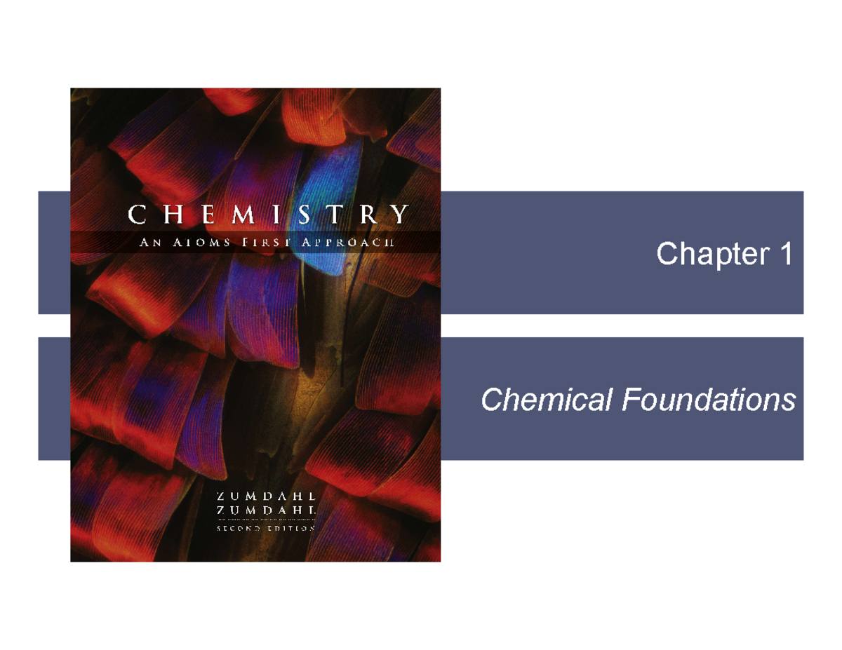 Chem 122 Chapter 1 Powerpoint - Chapter 1 Chemical Foundations ...