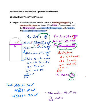 05A The Quotient Rule - Calc practice - MATH 1320 - The Quotient Rule ...
