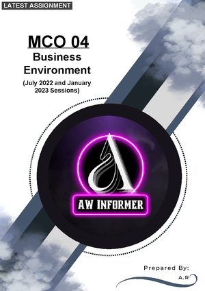 Block-1 - mco-04 block 1 - UNIT 1 DIMENSIONS OF BUSINESS ENVIRONMENT Structure 1 Objectives 1 ...