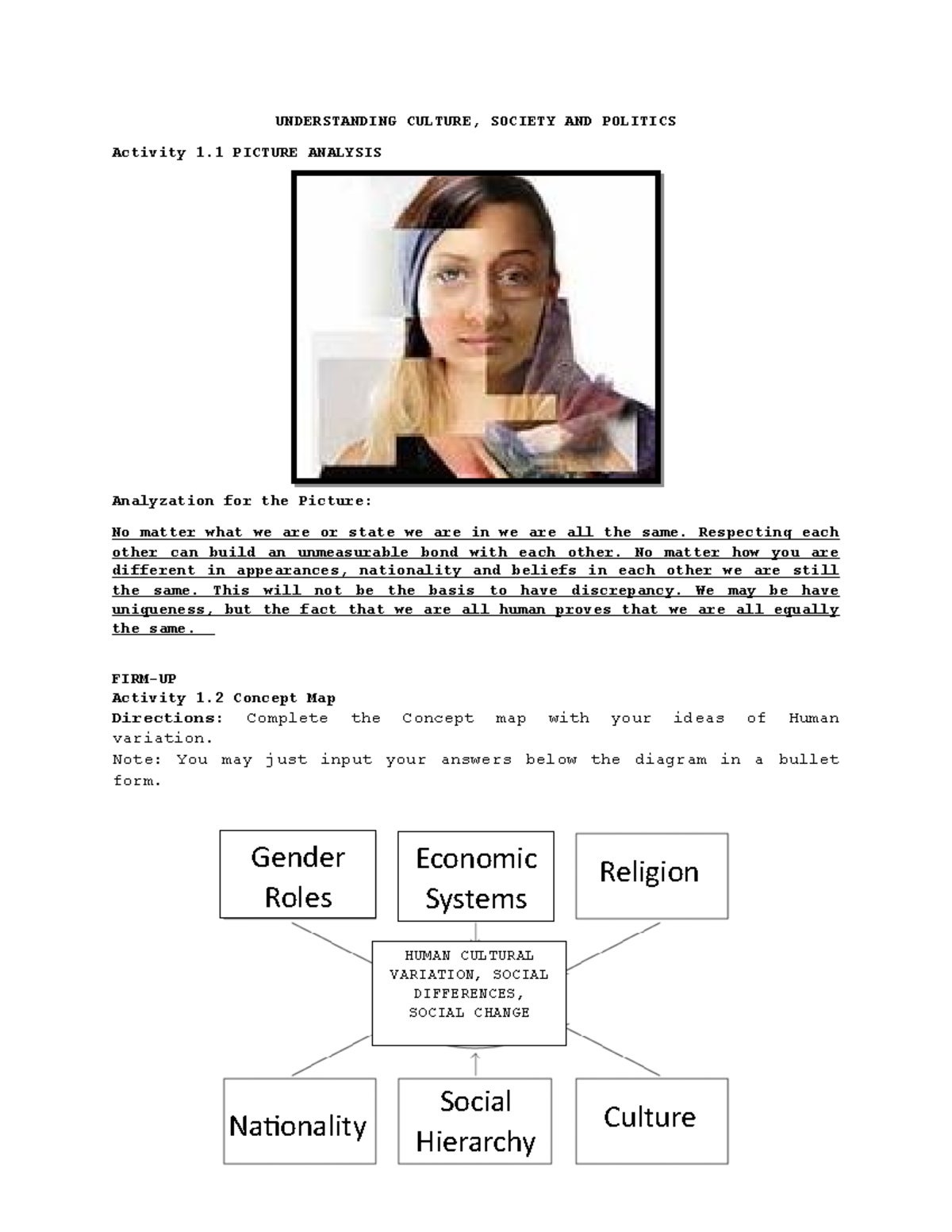 - Human variation 1 - bUSINESS - UNDERSTANDING CULTURE, SOCIETY AND ...