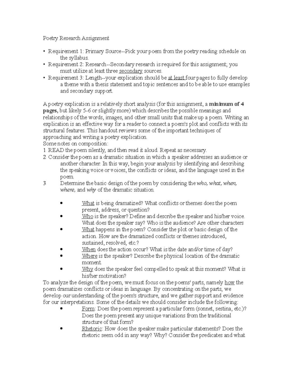 1102 Poetry Research Assignment - Poetry Research Assignment ...